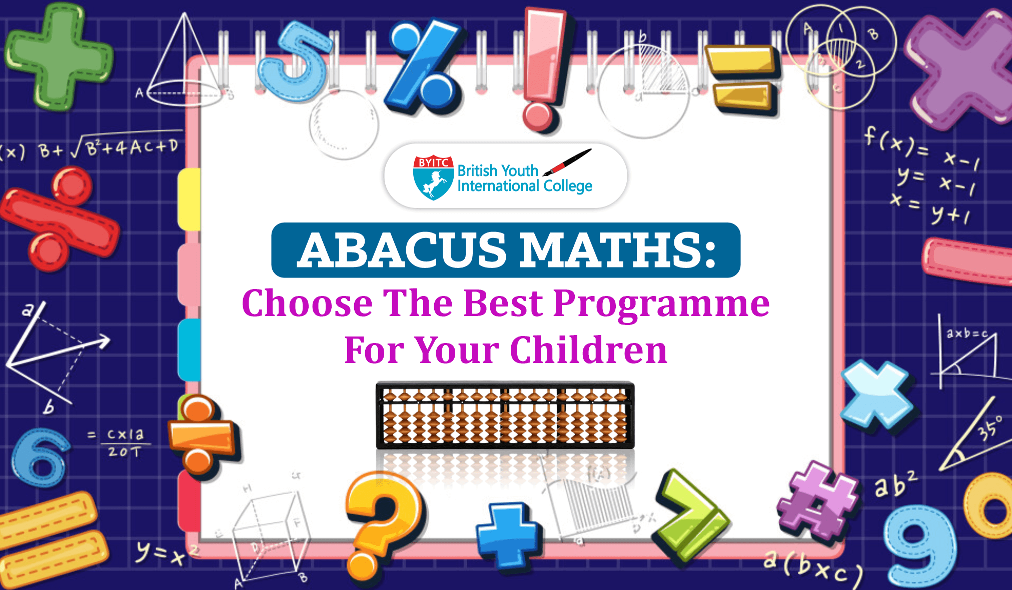 Abacus Maths Programme: Choose the Best Course for Your Kids